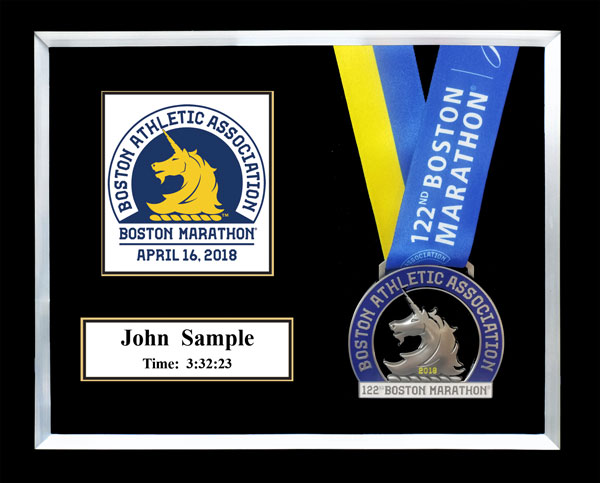 2018 Boston Marathon Plaques & Frames | Fond Memories Graphics
