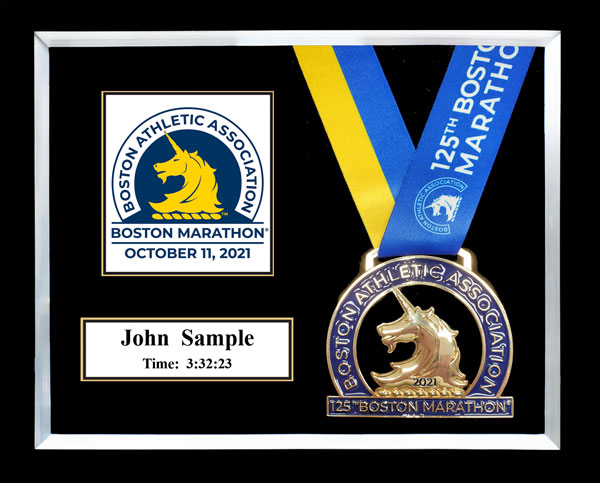 2021 Boston Marathon Plaques & Frames | Fond Memories Graphics