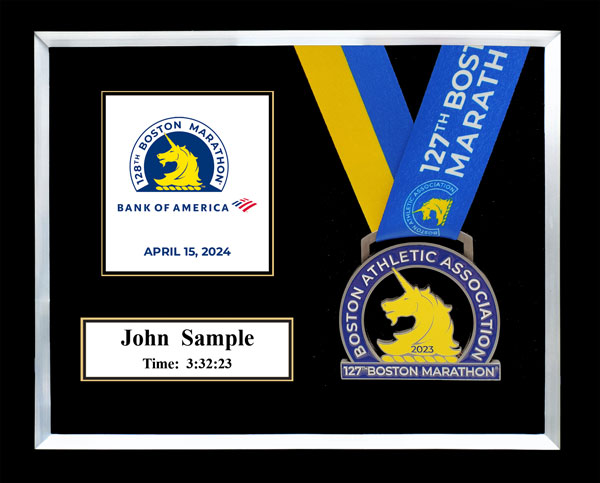 2024 Boston Marathon Plaques & Frames | Fond Memories Graphics