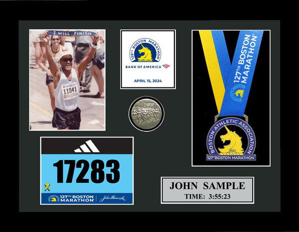 2024 Boston Marathon Plaques & Frames | Fond Memories Graphics