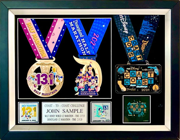 2024 Disneyland Half Marathon Plaques & Frames | Fond Memories Graphics