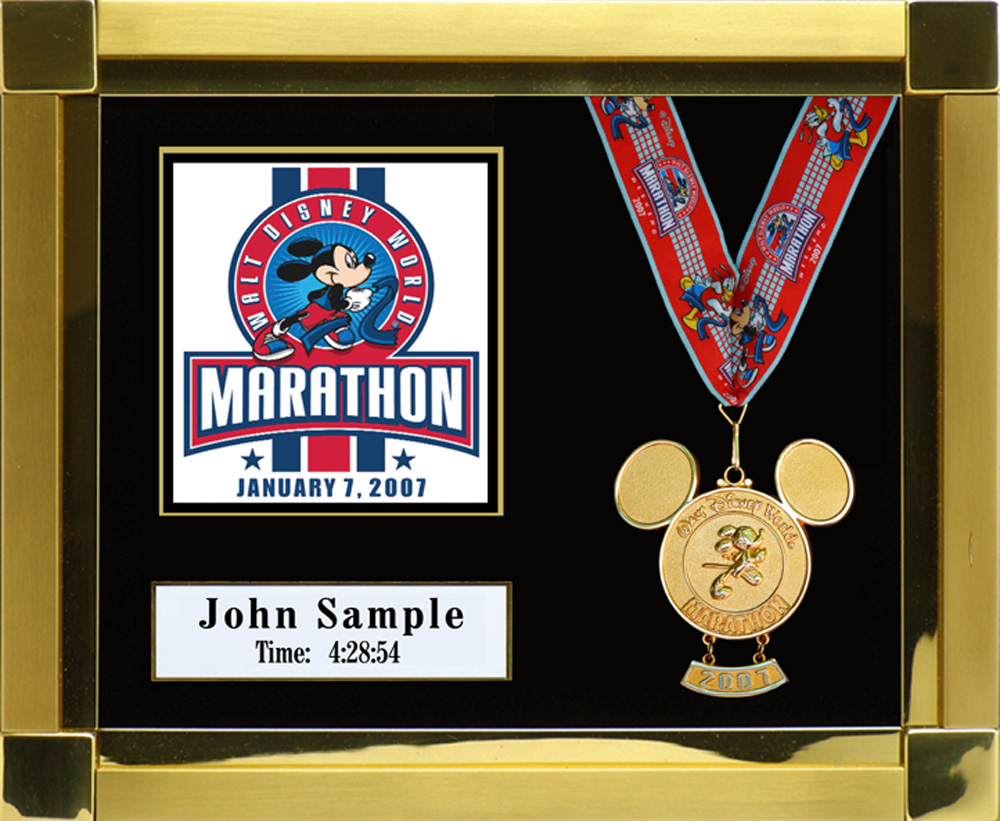 2007 Walt Disney World Marathon & Half Marathon Plaques & Frames | Fond ...