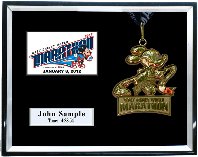 2012 Walt Disney World Marathon & Half Marathon Plaques & Frames | Fond ...