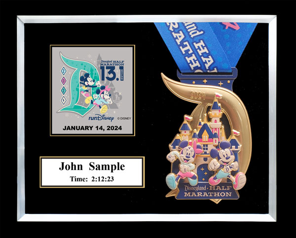 2024 Disneyland Half Marathon Plaques & Frames | Fond Memories Graphics