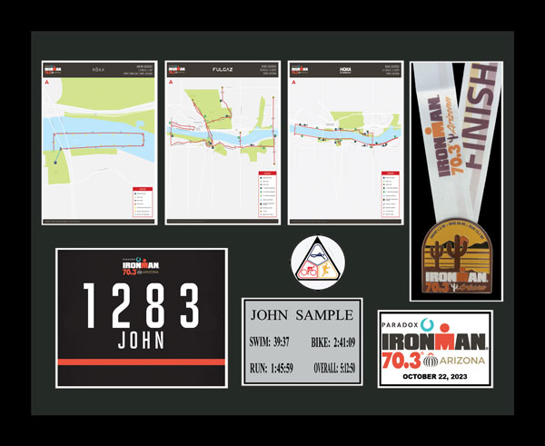 2023 Ironman 70.3 Arizona Plaques & Frames | Fond Memories Graphics