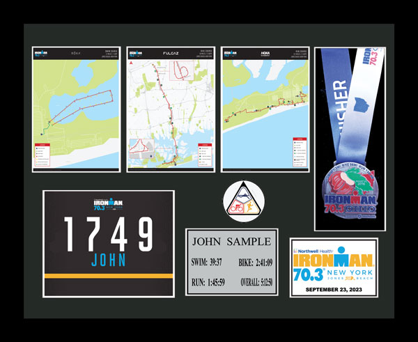 2023 Ironman 70.3 New York Plaques & Frames | Fond Memories Graphics