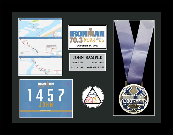 2023 Ironman 70.3 North Carolina Plaques & Frames | Fond Memories Graphics