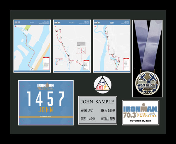2023 Ironman 70.3 North Carolina Plaques & Frames | Fond Memories Graphics