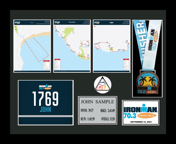 2023 Ironman 70.3 Santa Cruz Plaques & Frames | Fond Memories Graphics