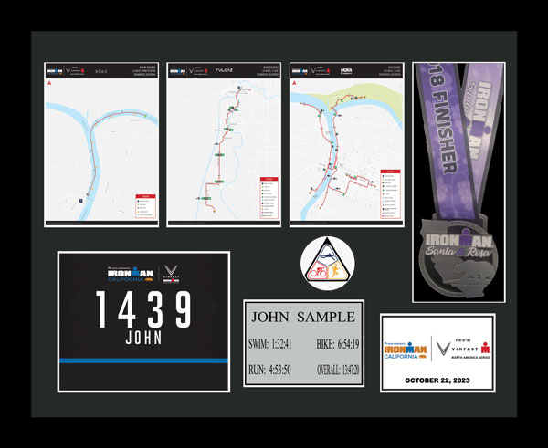 2023 Ironman California Plaques & Frames | Fond Memories Graphics