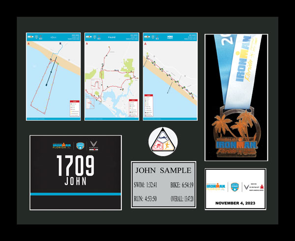 2023 Ironman Florida Plaques & Frames | Fond Memories Graphics